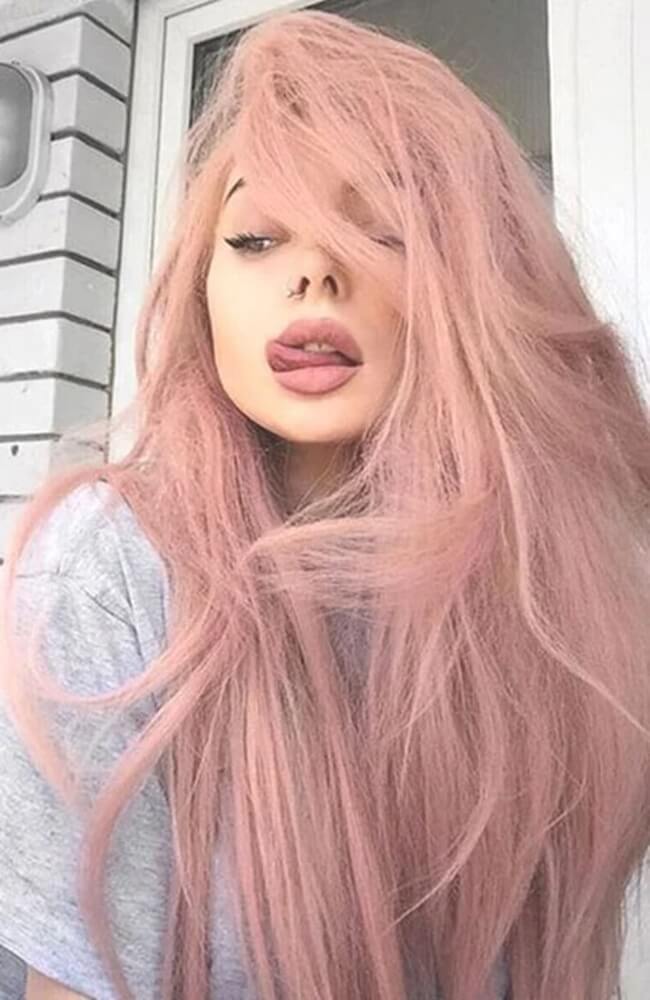 El Cabello de color rosa sigue marcando tendencia